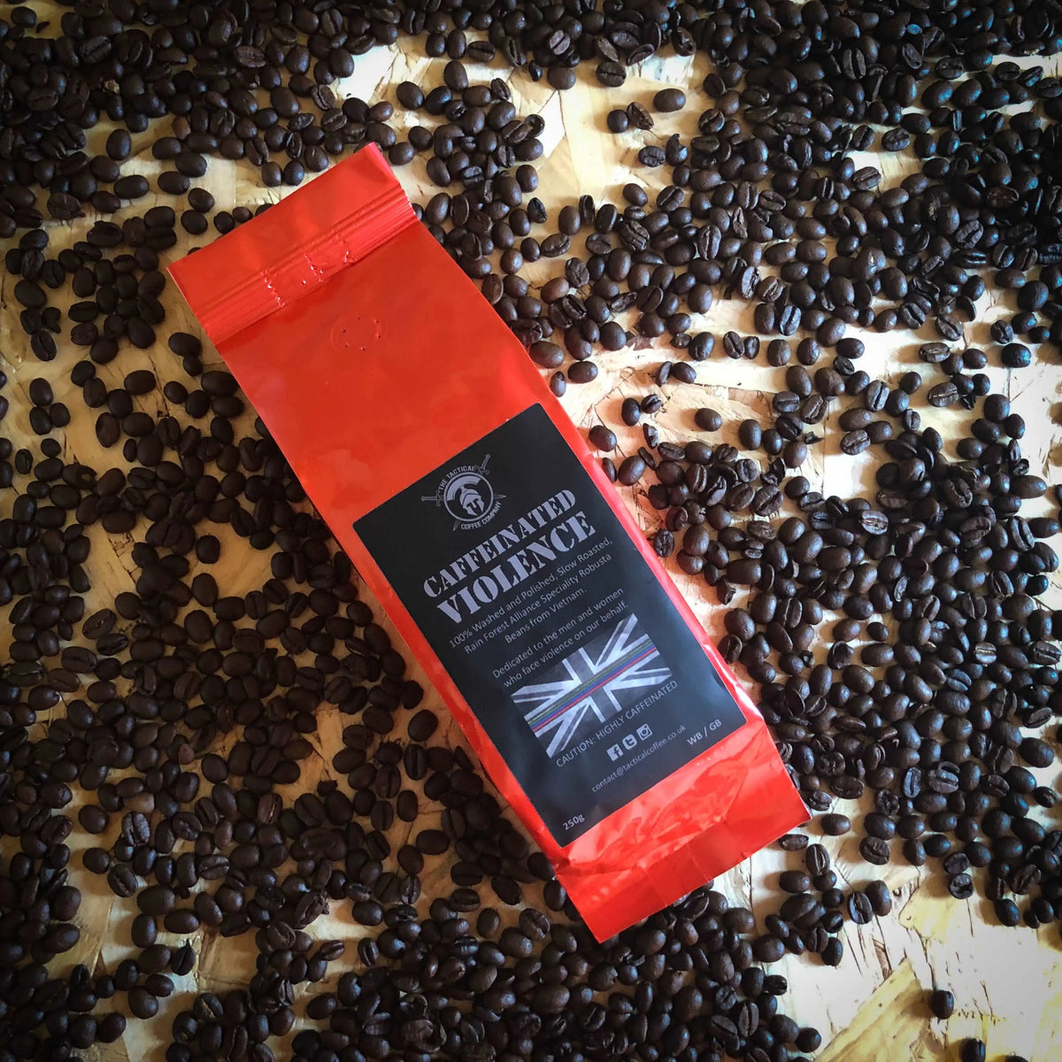 High Caffeine Coffee | Caffeinated Violence | Strong Coffee